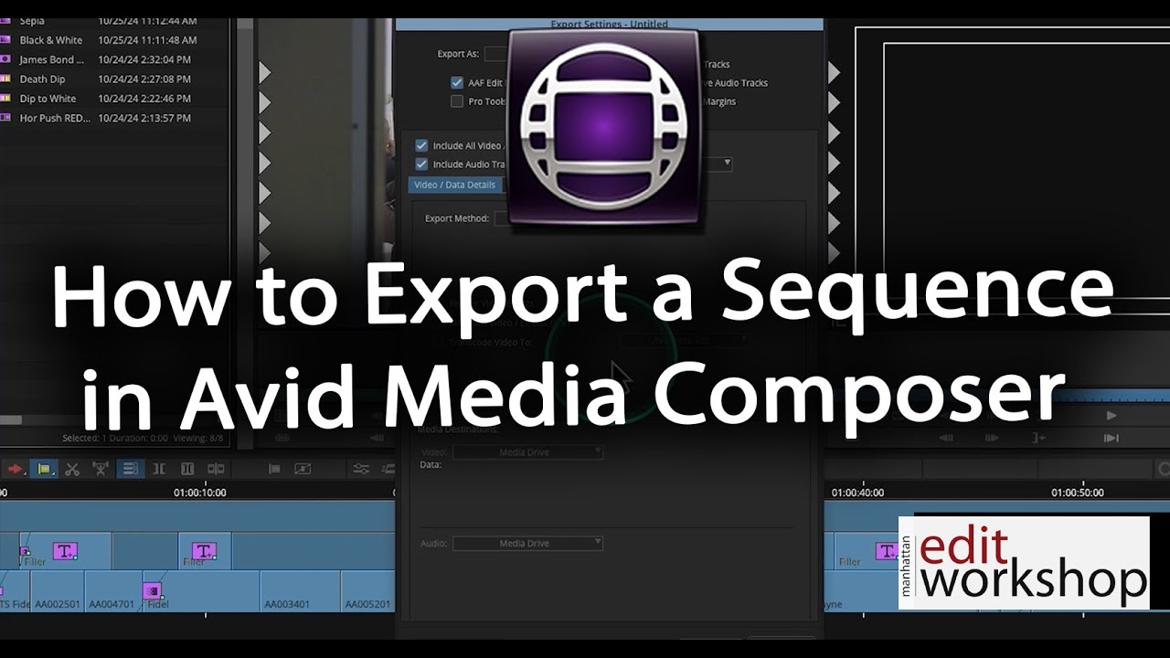 A Step-by-Step Guide to Exporting A Sequence in Avid Media Composer ...