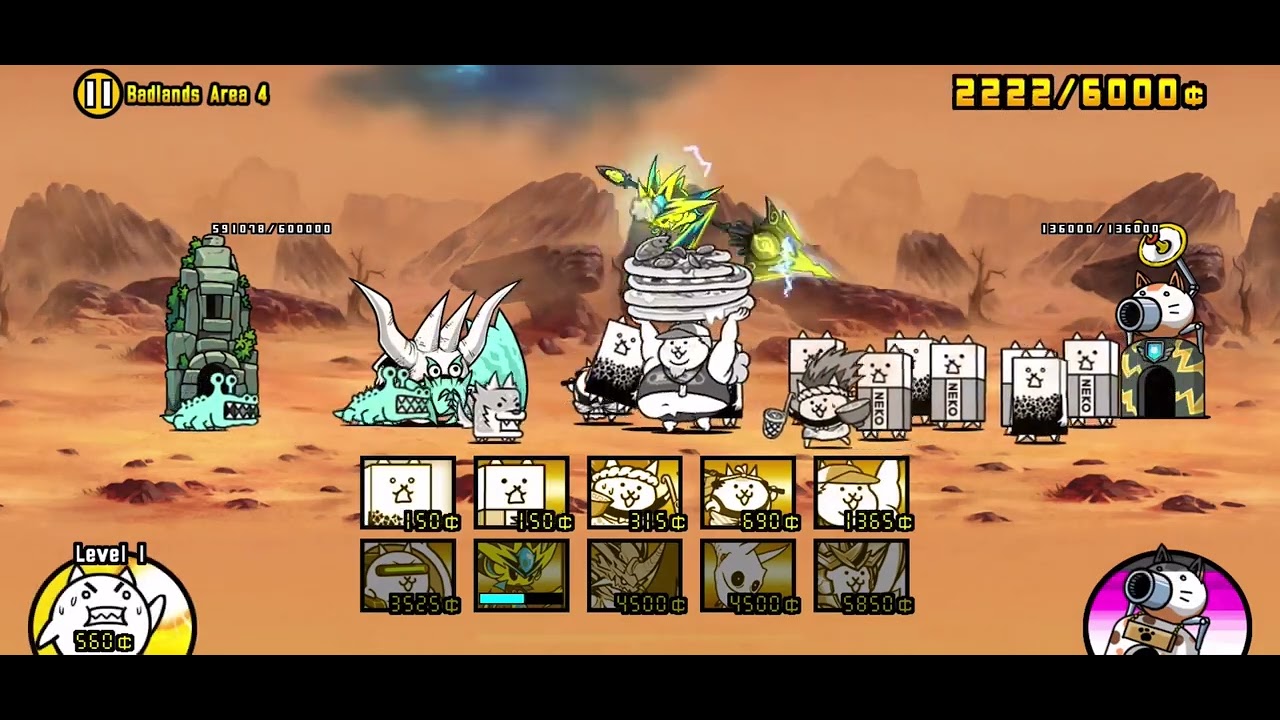 BATTLE CATS: Ashvini Desert || Black Behemoth Duck? - YouTube