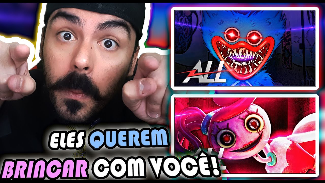 REACT - EXPERIMENTO 1170 - Huggy Wuggy / EXPERIMENTO 1222 (Poppy PlayTime) Mommy Long Legs - YouTube