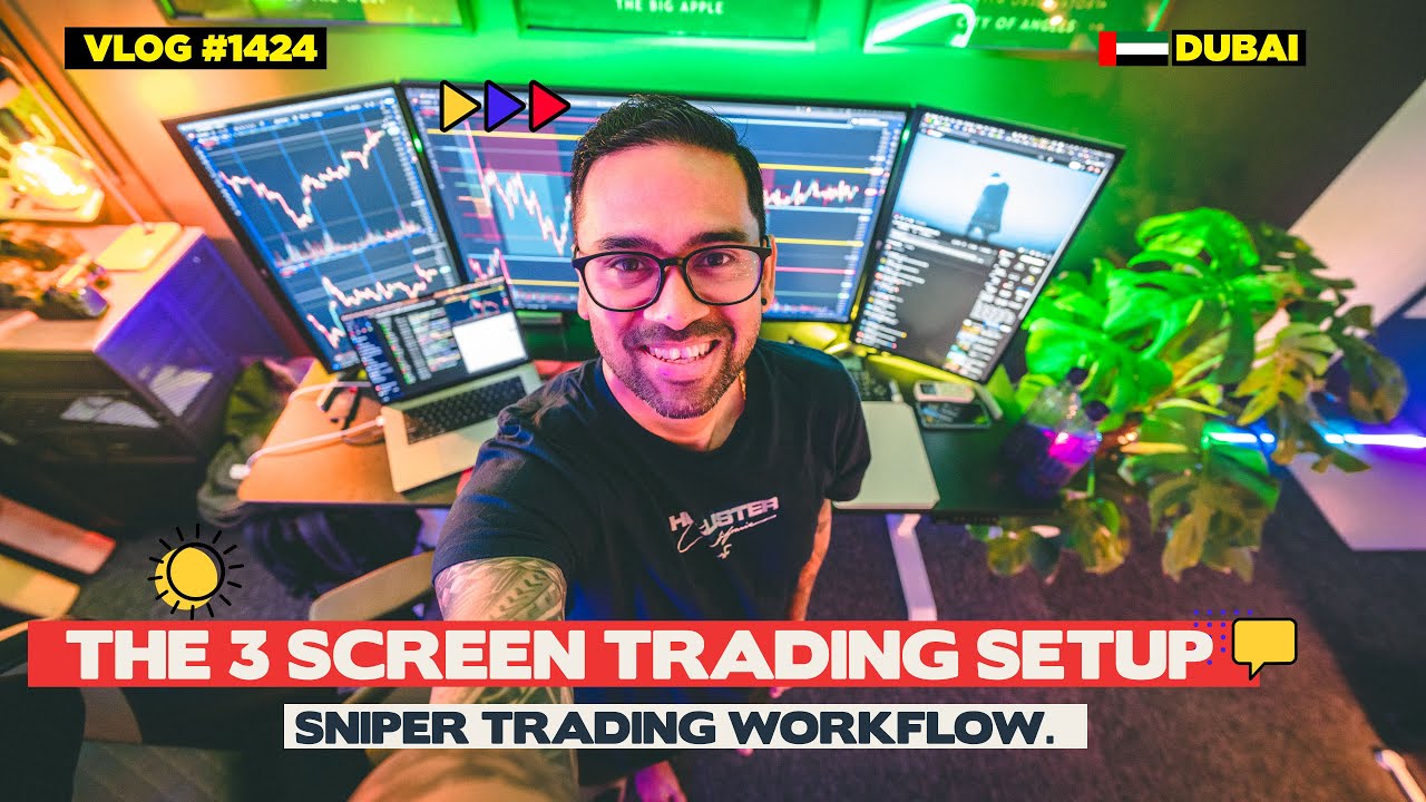 🚀DUBAI TRADING STATION TOUR 📈 MY TRADING SETUP EXPLAINED 📈🔥 - YouTube