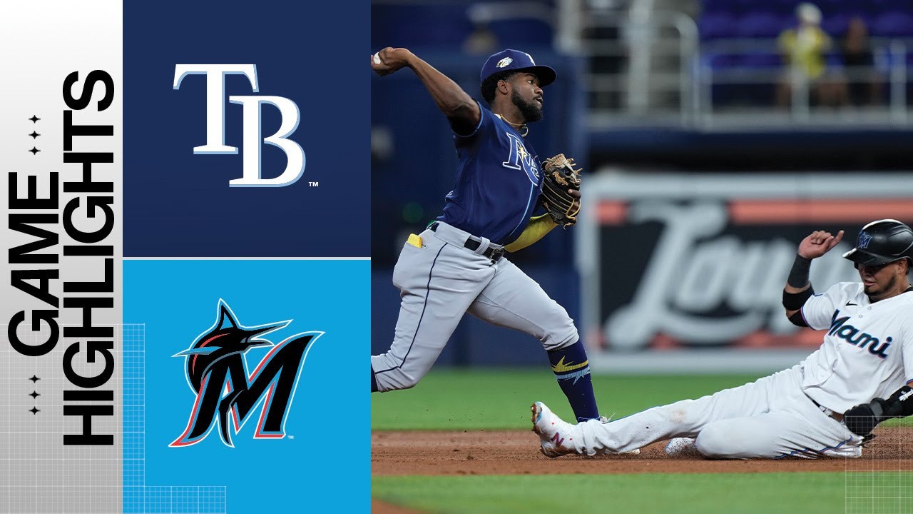 Rays vs. Marlins Game Highlights (8/30/23) | MLB Highlights - YouTube