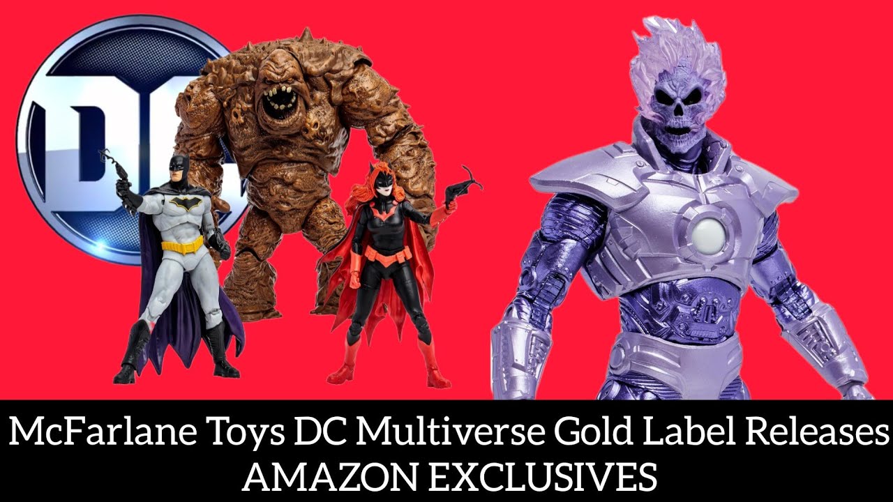 MCFARLANE TOYS DC MULTIVERSE GOLD LABEL RELEASES Amazon Exclusives ...