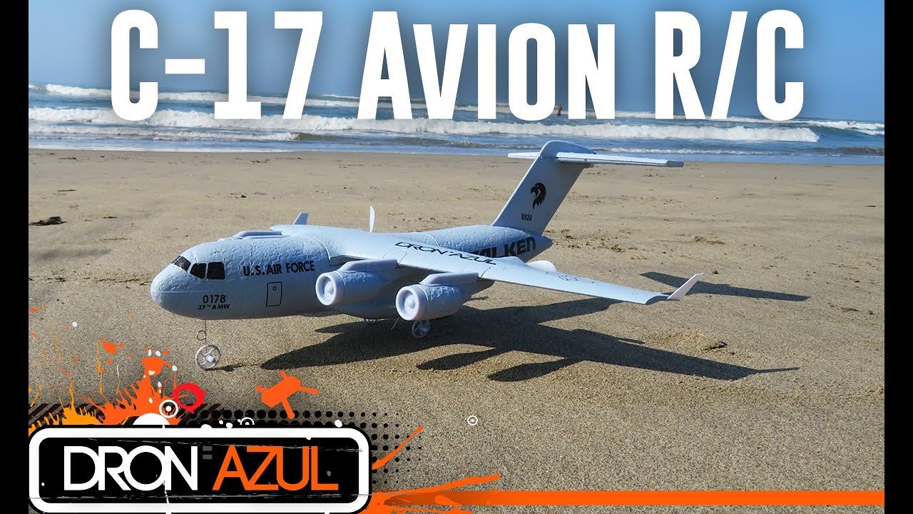 Avion RC C-17 - Review Español - YouTube