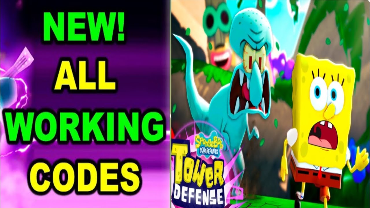🎁 GIFTS! ALL WORKING CODES For SpongeBob Tower Defense October 2025 ...