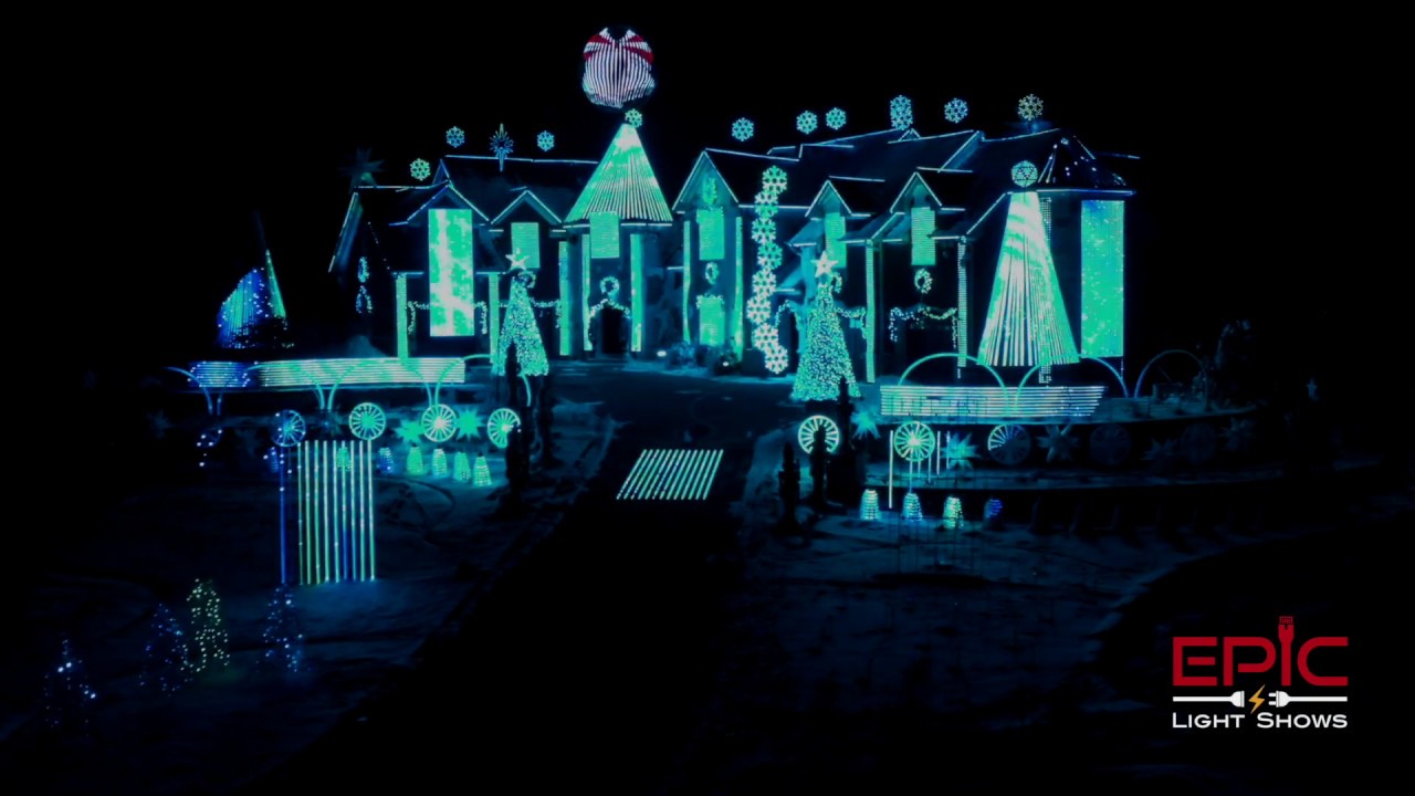 Carol of the Bells - Larsens Light Show - YouTube