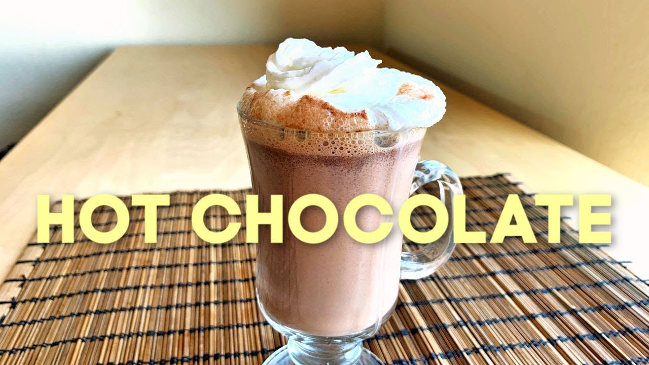 Fancy Hot Chocolate Recipe - YouTube