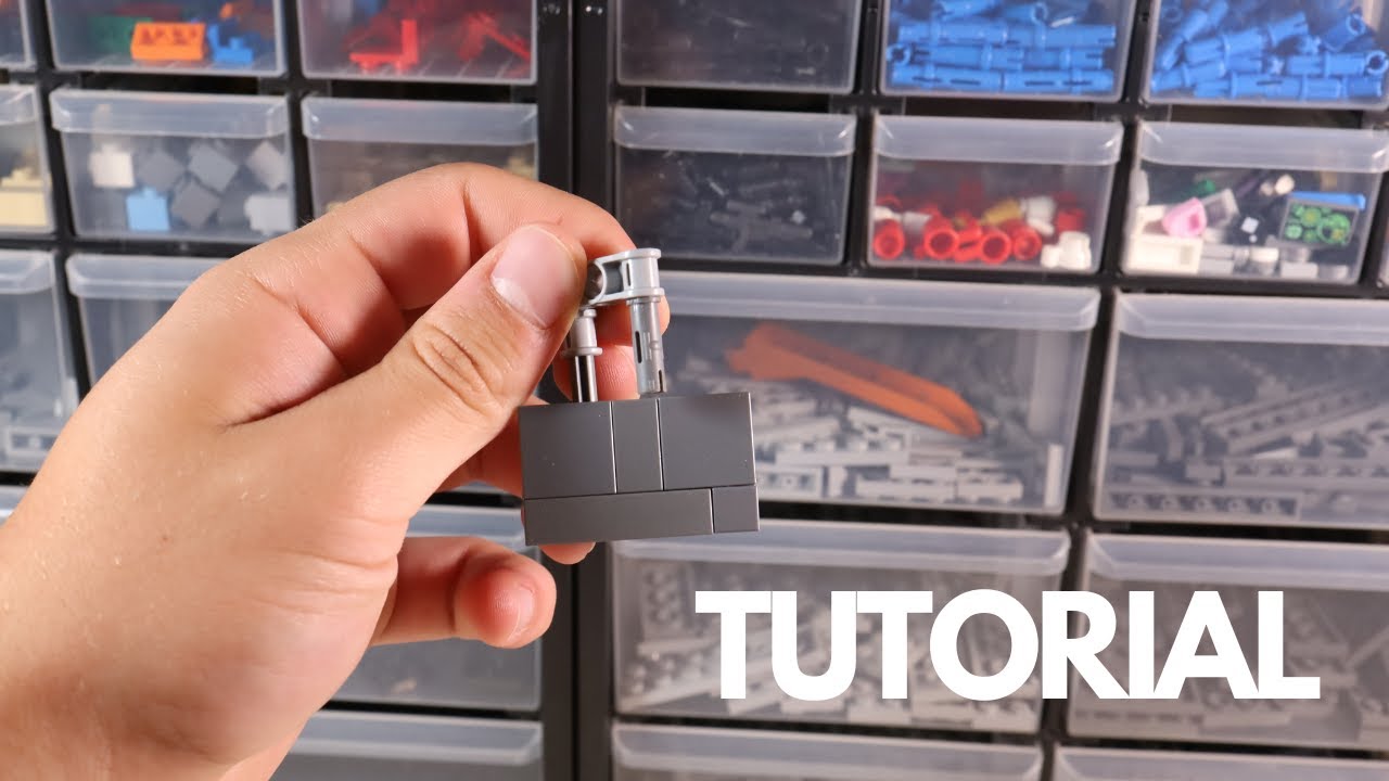 How to Build a Working Lock MOC #lego #buildingblocks #howto # ...