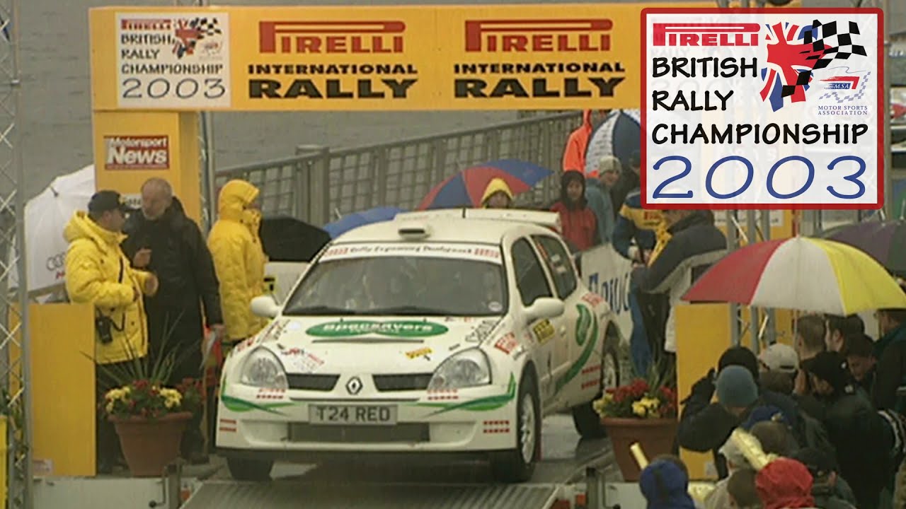 Mark Higgins | Pirelli International Rally 2003 | On Board | Renault ...