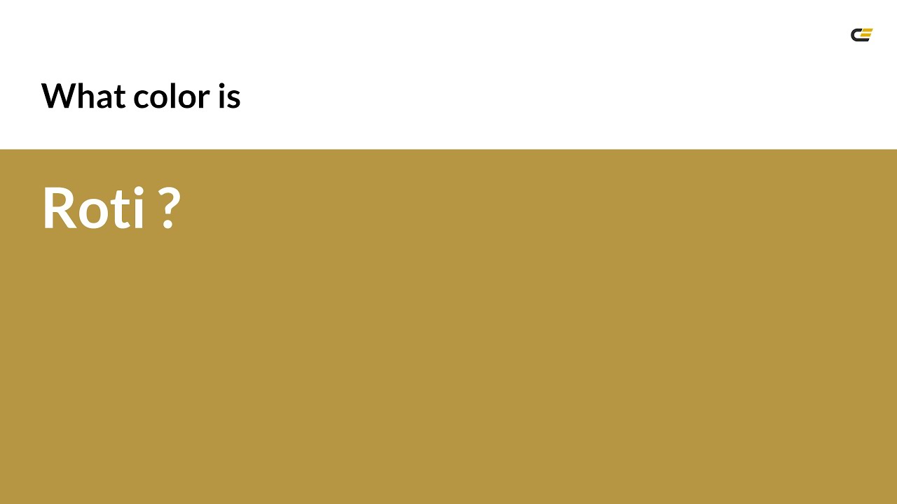 Roti color #b69642 hex color - Yellow color - Cool color b69642 - YouTube