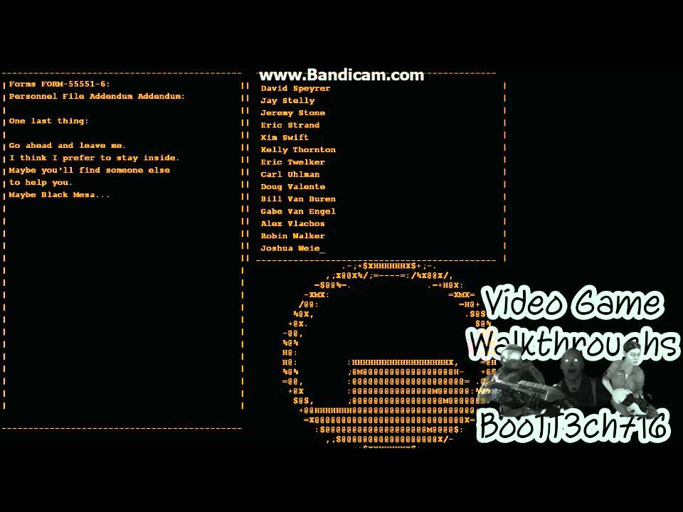 Portal Walkthrough; The end credits - YouTube