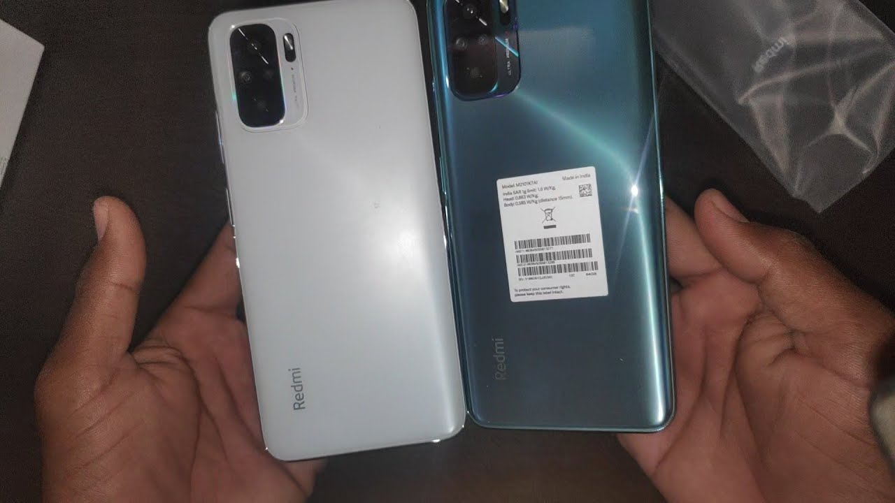 Redmi note 10 white colour vs green color compression ️ - YouTube