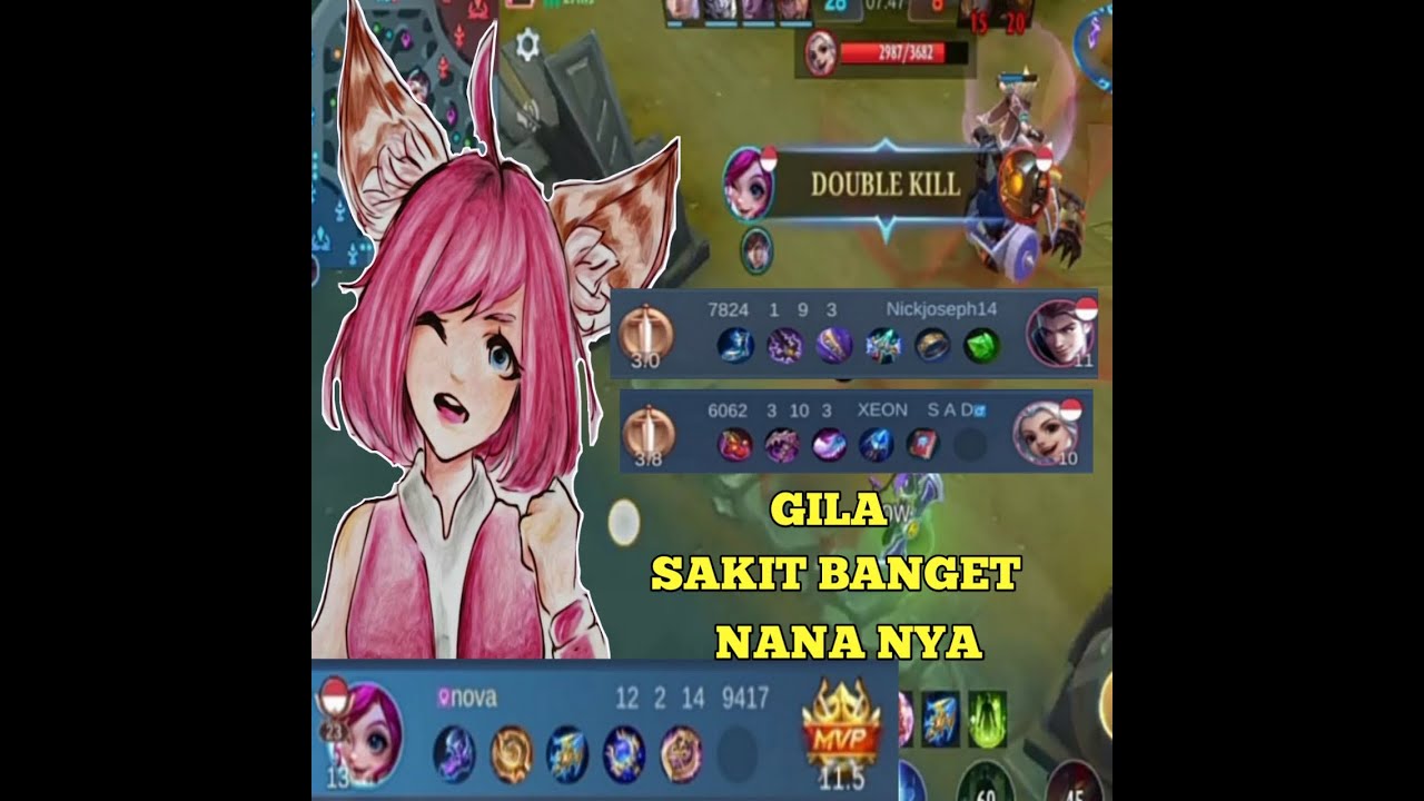 Nana's gameplay_When nana's late game damage really hurts‼️ - YouTube