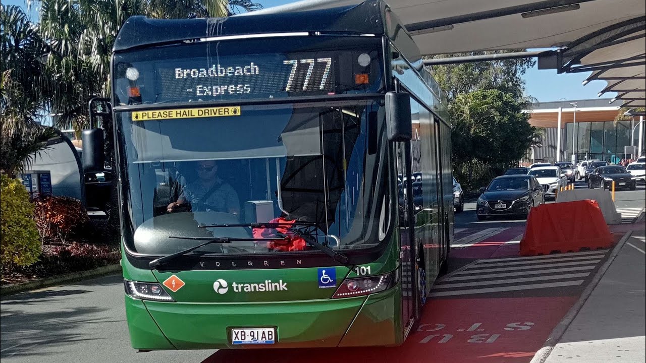 Kinetic Gold Coast: No:101 BYD D9RA Volgren Optimus: Route 777 inbound ...