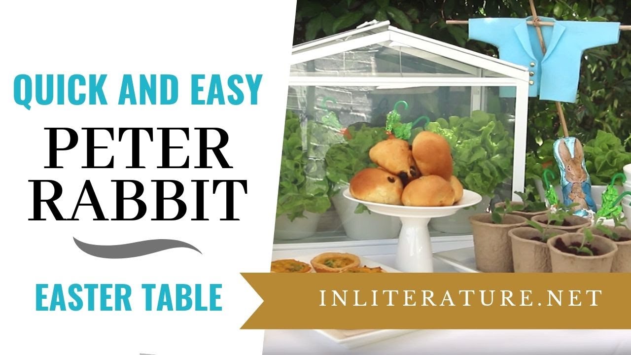 Quick and Easy Peter Rabbit Easter Table - YouTube