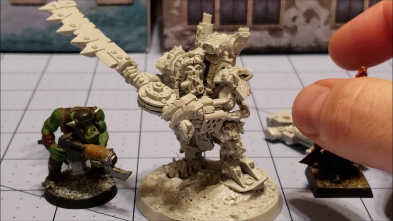 WGE/ Grimskull: Ork Big Warboss Boombasta unboxed and mostly built ...