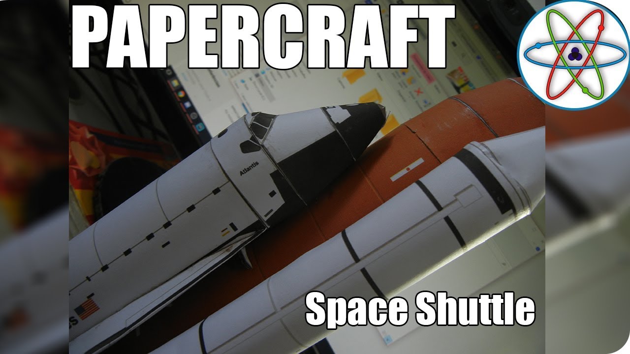 Papercraft Space Shuttle - Dicas e ferramentas! - YouTube