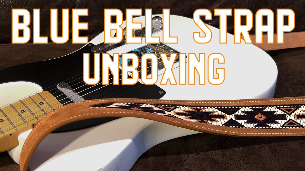 Guitar Straps with Mojo! | Blue Bell Straps | UNBOXING - YouTube