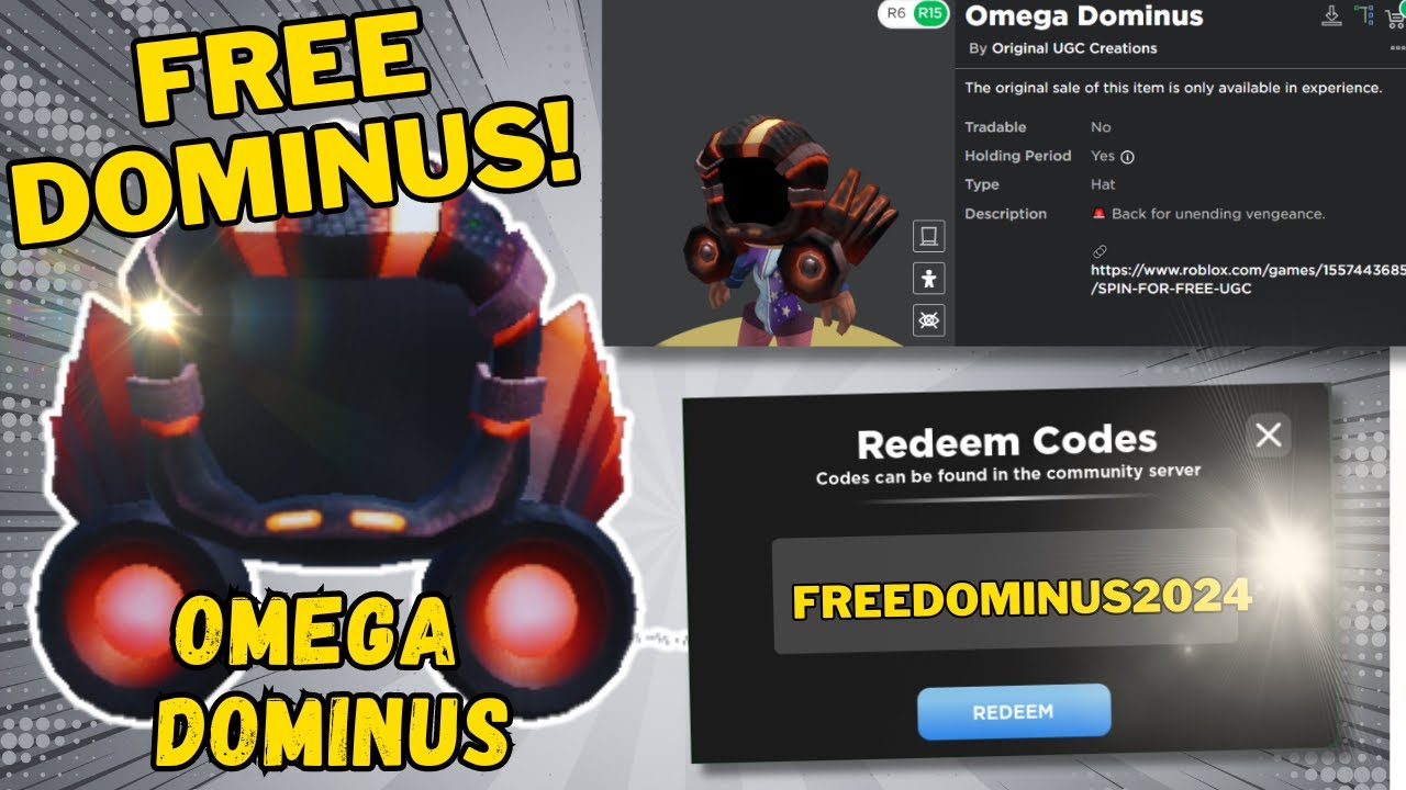 🚨OMEGA | SPIN FOR FREE UGC NEW CODE 2024 | JANUARY 2024 - YouTube