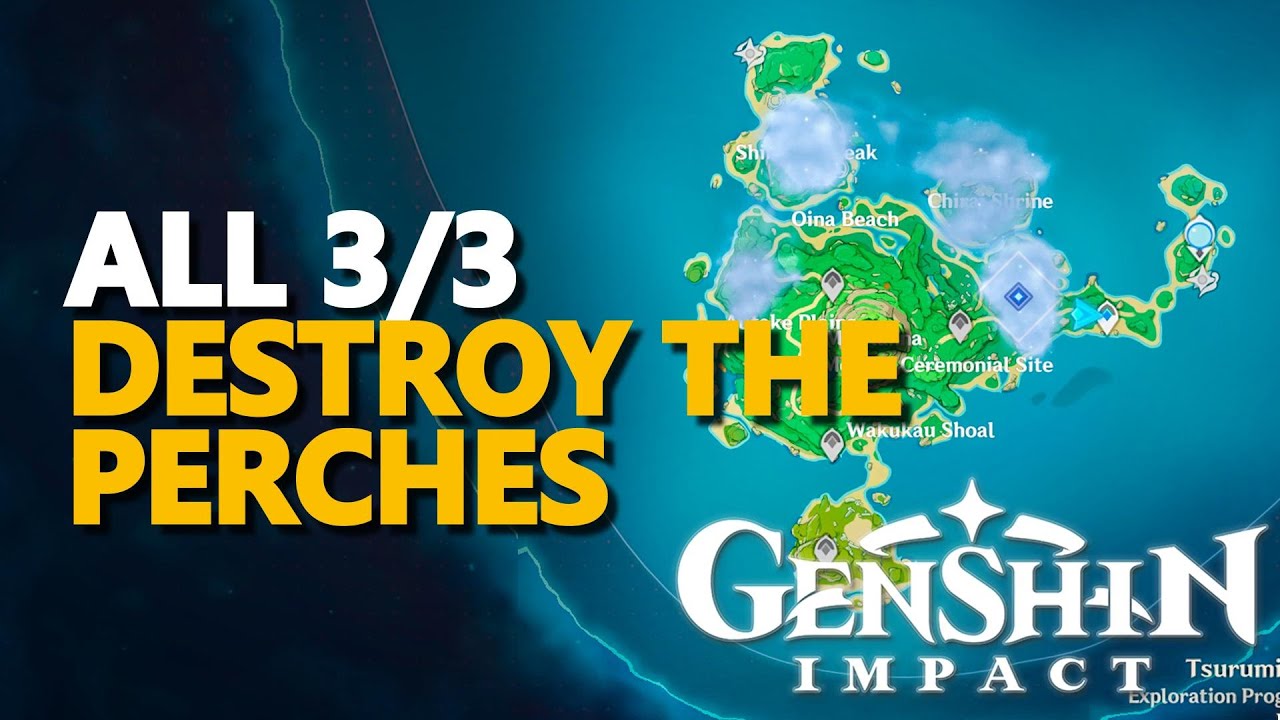 Destroy the perches Genshin Impact - YouTube