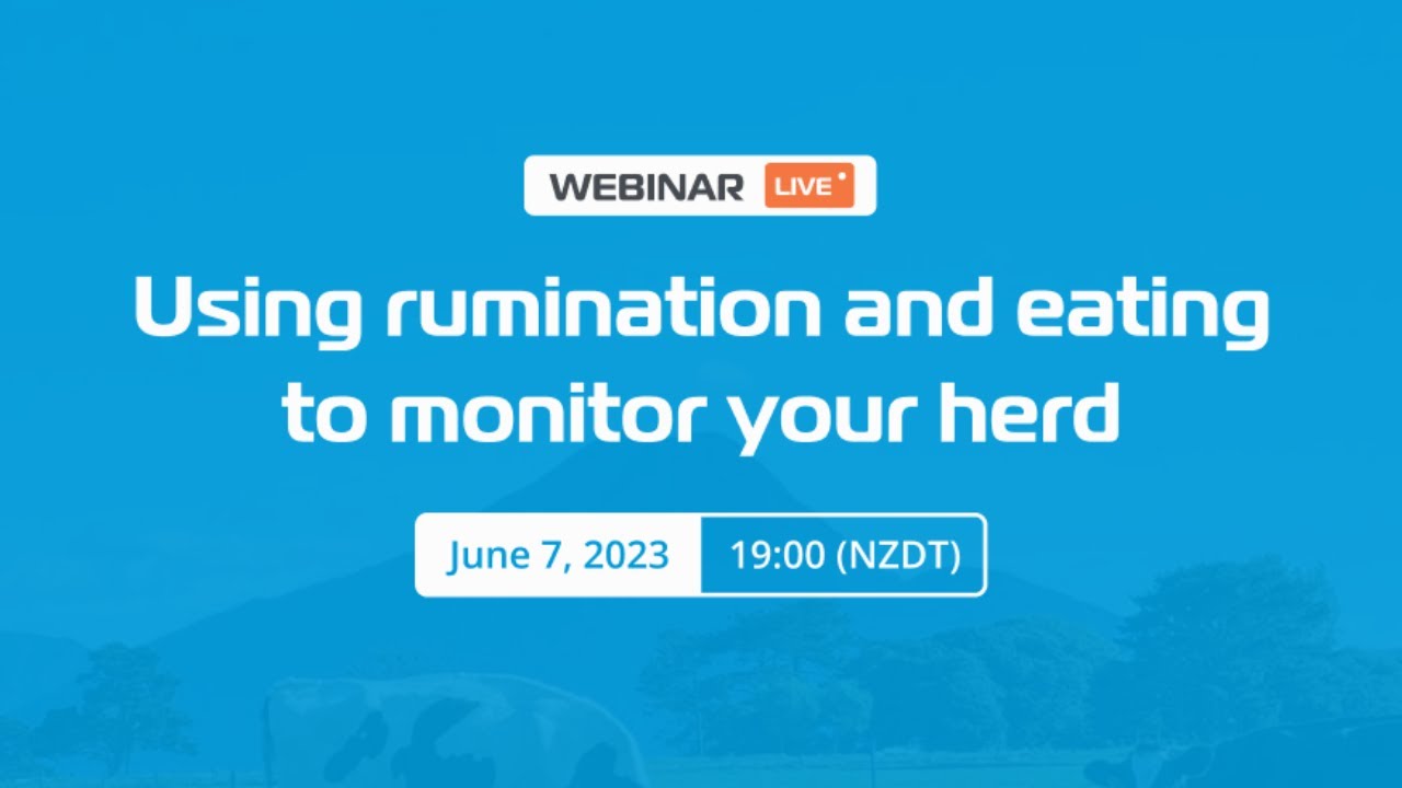 [Webinar] Using rumination and eating to monitor your herd - YouTube