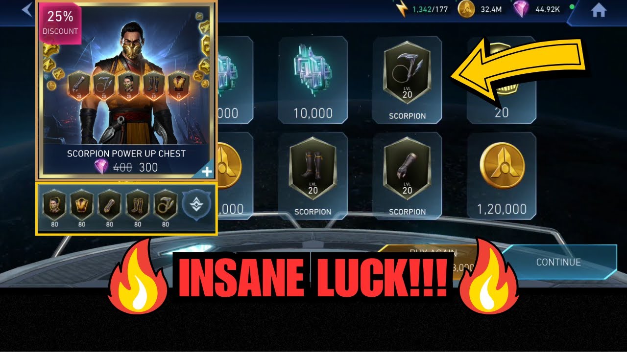 Scorpion Power Up Chest Opening!!! 🔥🔥🔥| Chest Opening | Injustice 2 ...