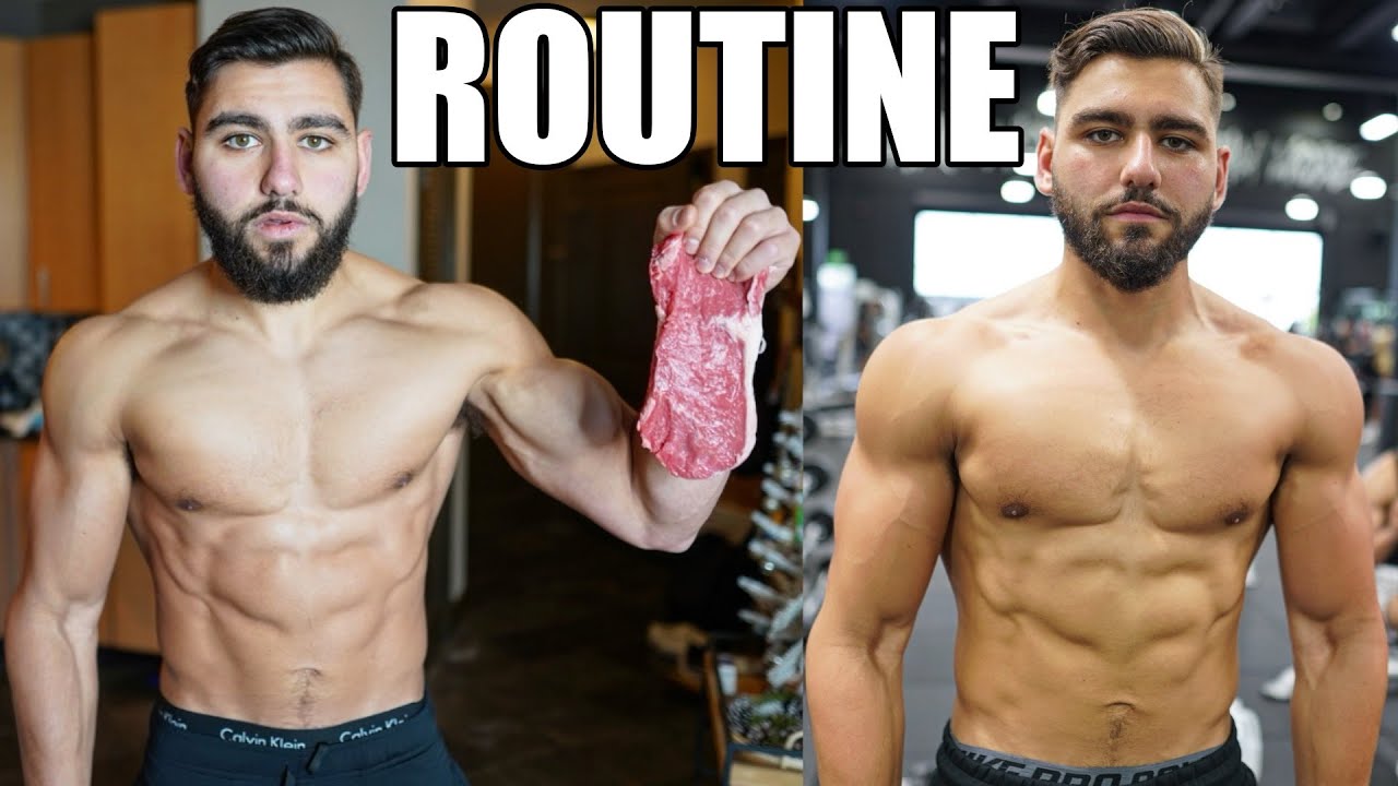 Full Day Of Eating and Training to Stay Shredded - YouTube