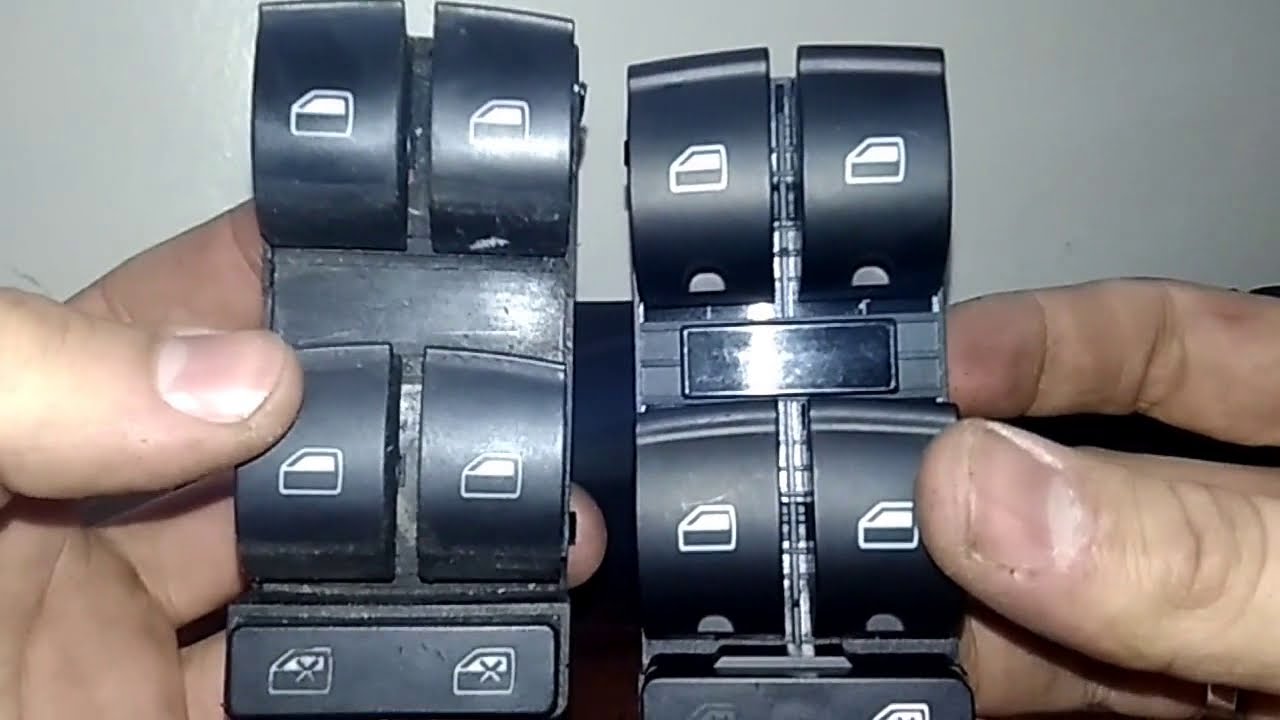 How to replace the master window switch - Audi A4 B6 - YouTube