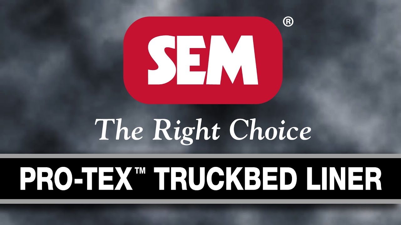 SEM Products, Inc. - PRO-TEX Truckbed Liner - YouTube