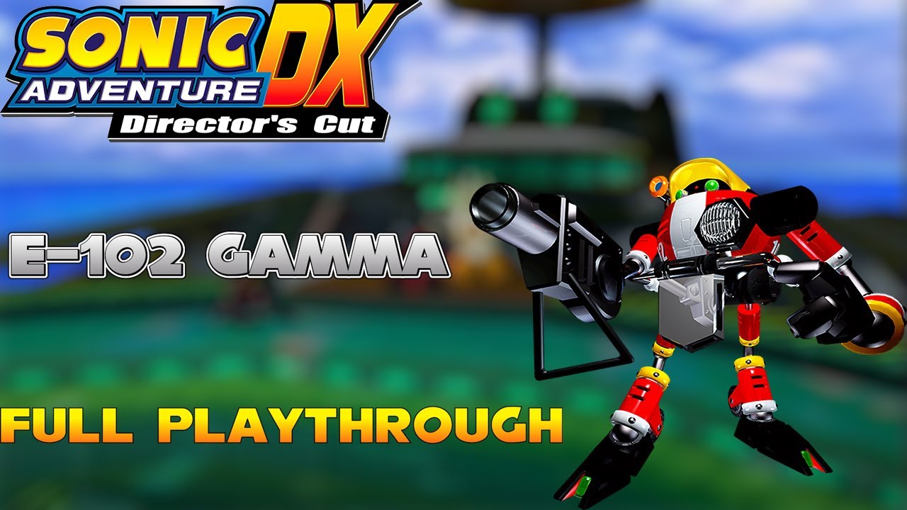 Sonic Adventure DX: E-102 Gamma's Story - Full Playthrough (GCN) - YouTube
