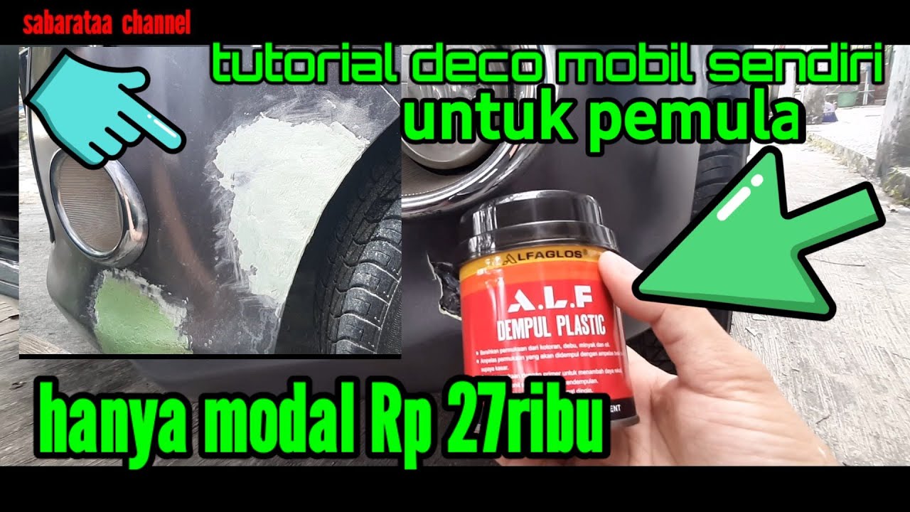 Tutorial cara deco mobil untuk pemula - YouTube