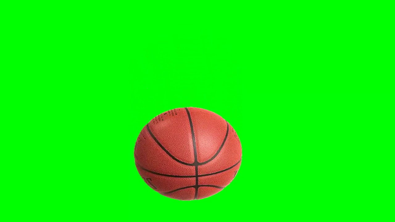 GREEN SCREEN BASKET BALL DRIBBLING WITH COMIC SOUND - YouTube