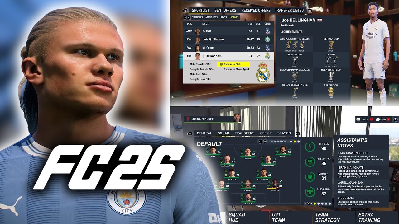 Les NOUVEAUTÉS attendu du mode CARRIERE MANAGER sur FC25 - YouTube