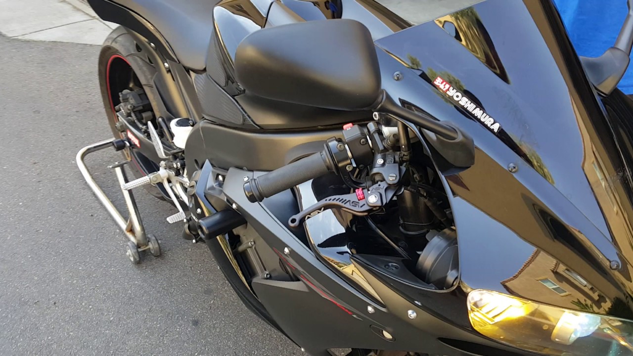 2005 Yamaha R1 Raven walk around and cold start. Yoshimura exhaust ...