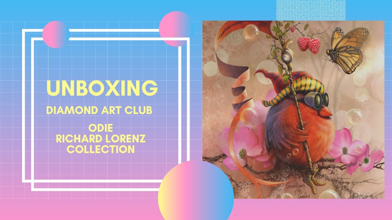 Diamond art club unboxing (Richard Lorenz) #diamondpainting # ...