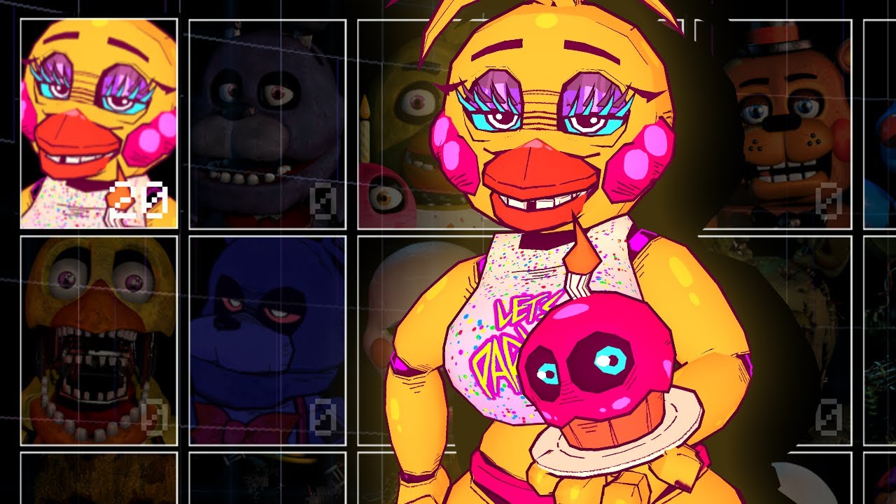 I turned the Toy Chica into Retro! VibaPop's Toy Chica (UCN Mods) - YouTube