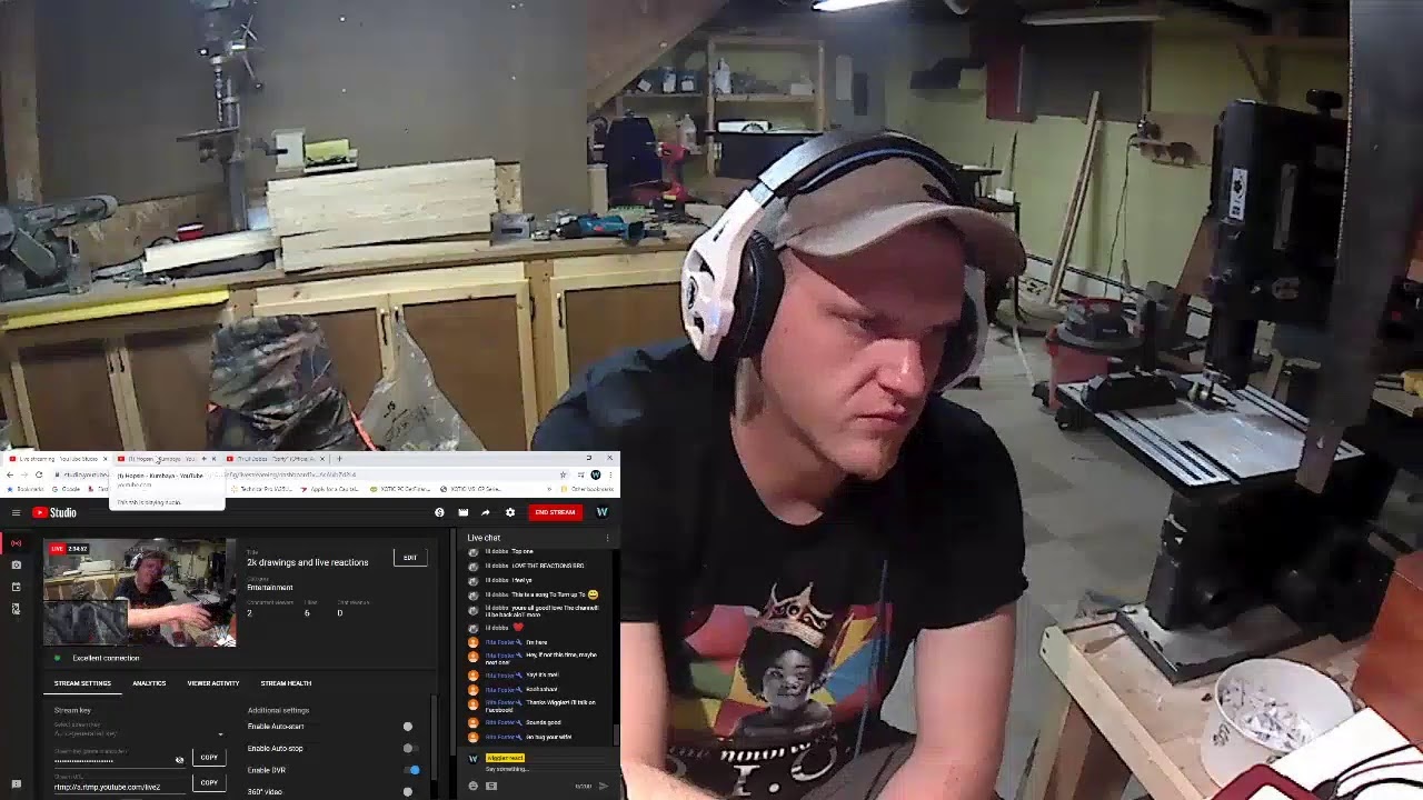 2k drawings and live reactions - YouTube