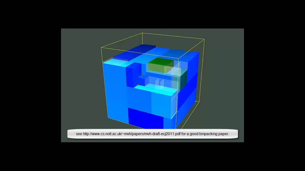 3D Binpacking-Prototype developed with Embarcadero RAD Studio XE3 and Firemonkey 2 (FMX2) - YouTube