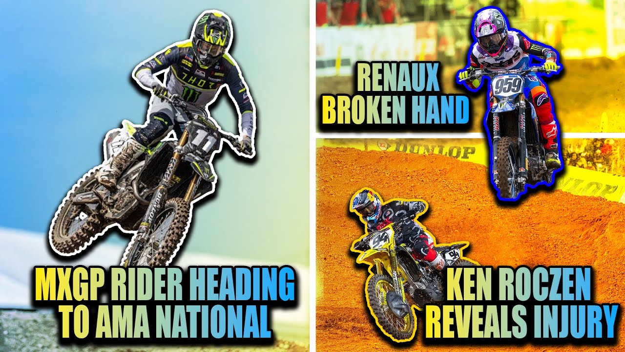 Ken Roczen Reveals Injury in Birmingham, Renaux Competes Broken hand ...