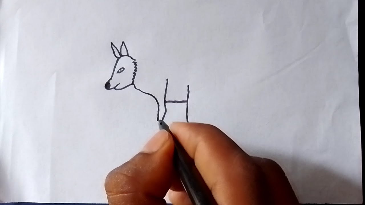 How to draw a fox easy step by step // fox drawing easy //fox drawing ...
