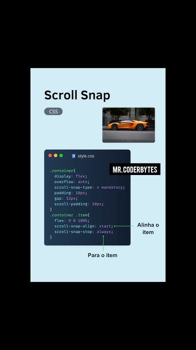 Vertical scroll snapping slider design using HTML &CSS #shorts - YouTube