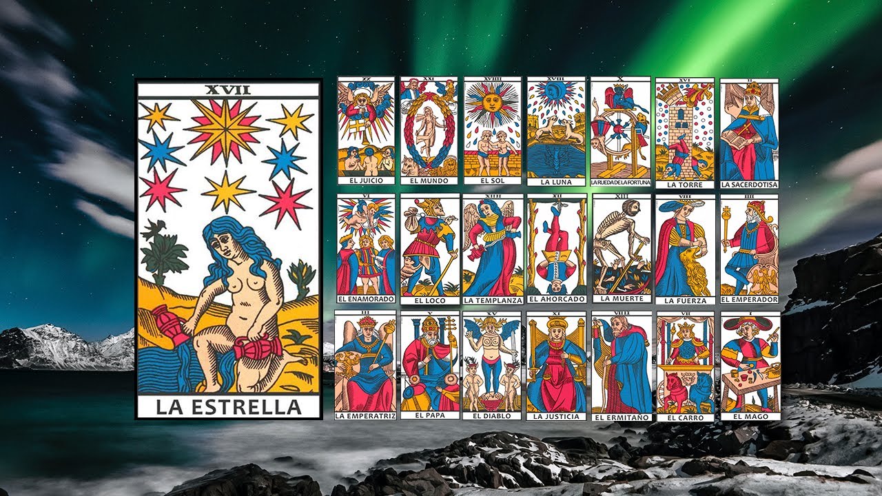 ☯ Combinaciones la ESTRELLA con otras cartas del Tarot de Marsella ...
