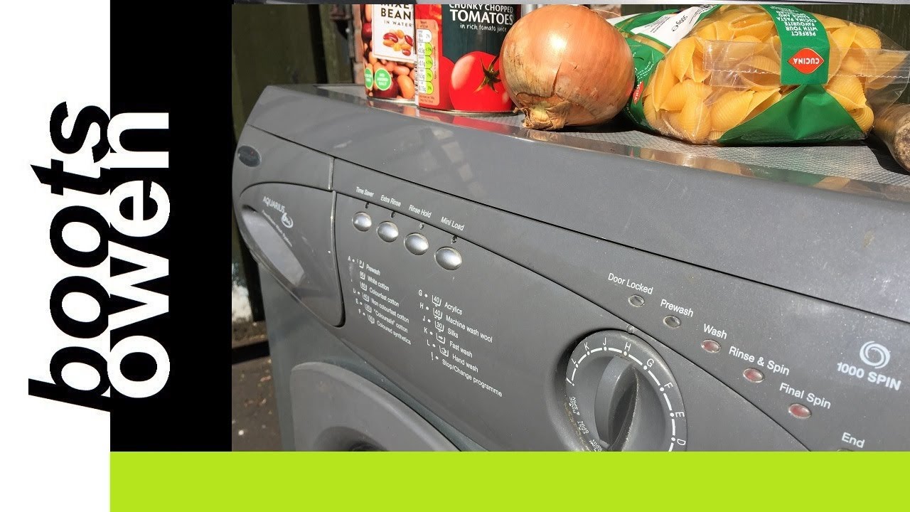 Yuck! Man cooks soup in washing machine. - YouTube