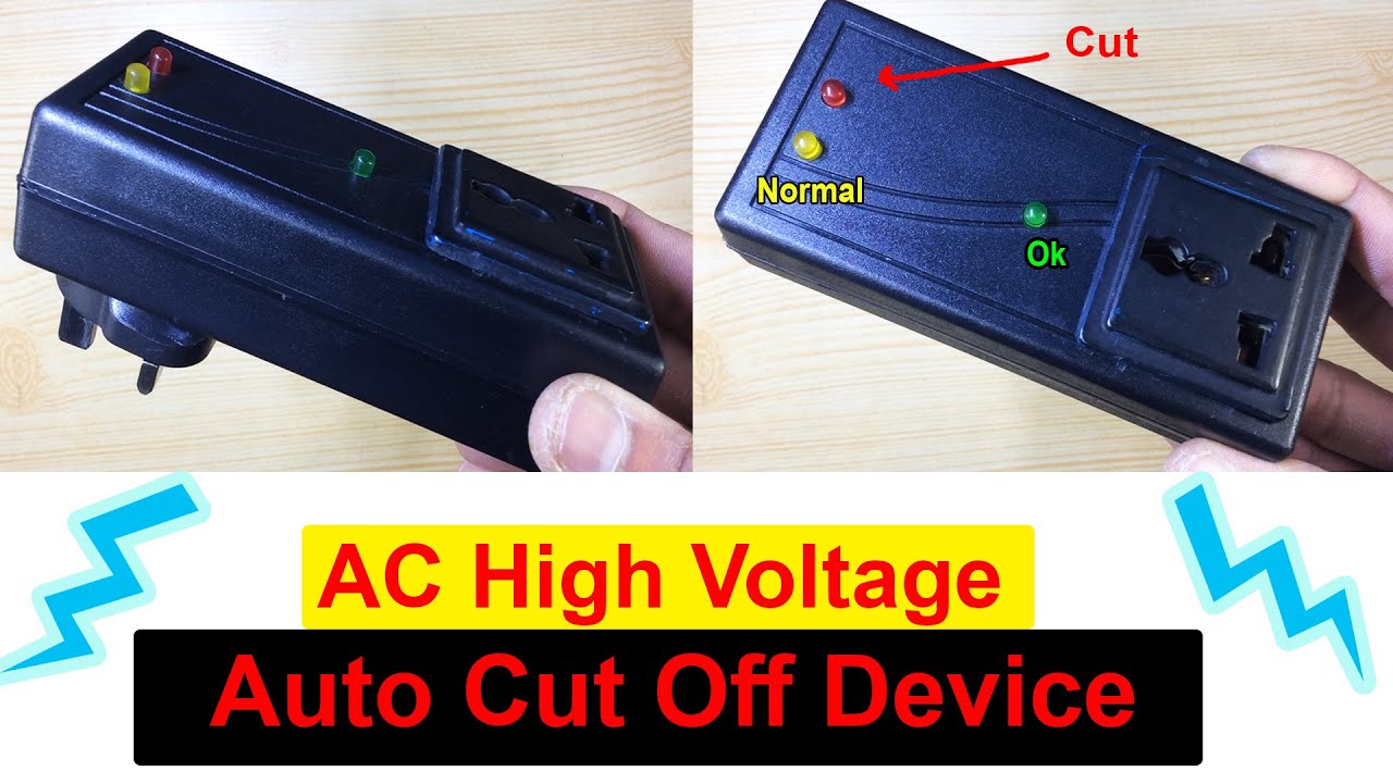 AC High Voltage Auto Cut Off Device made by ME - YouTube