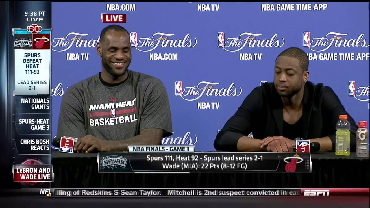 Bobby Ramos Question For Dwyane Wade & LeBron - YouTube