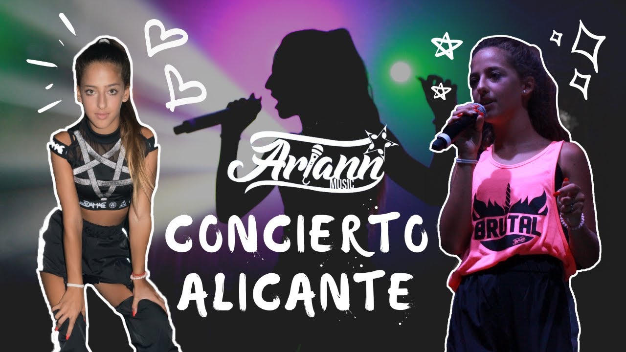 ARIANN MUSIC en CONCIERTO - Show en Alicante - IMAGENES INÉDITAS (Parte ...