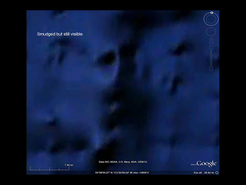Google earth ocean anomalies, mysterious rock formations - YouTube