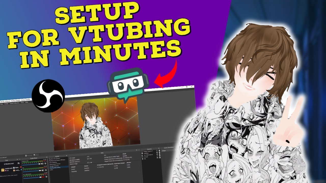 Setting Up Your Vtubing Model In OBS Using Vseeface VUP And More Setting Up Your Vtubing Model In OBS Using Vseeface VUP And More