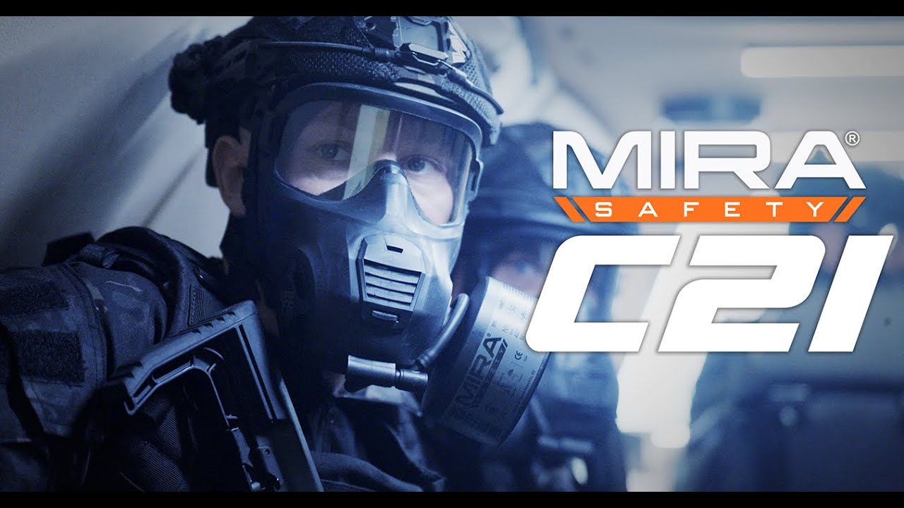 MIRA C21 - TACTICAL FULL FACE RESPIRATOR - YouTube