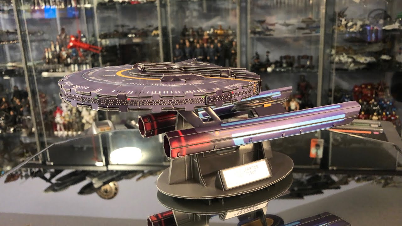 Qmx Qraftworks Puzzle Fleet Cerritos from Star Trek Lower Decks - YouTube