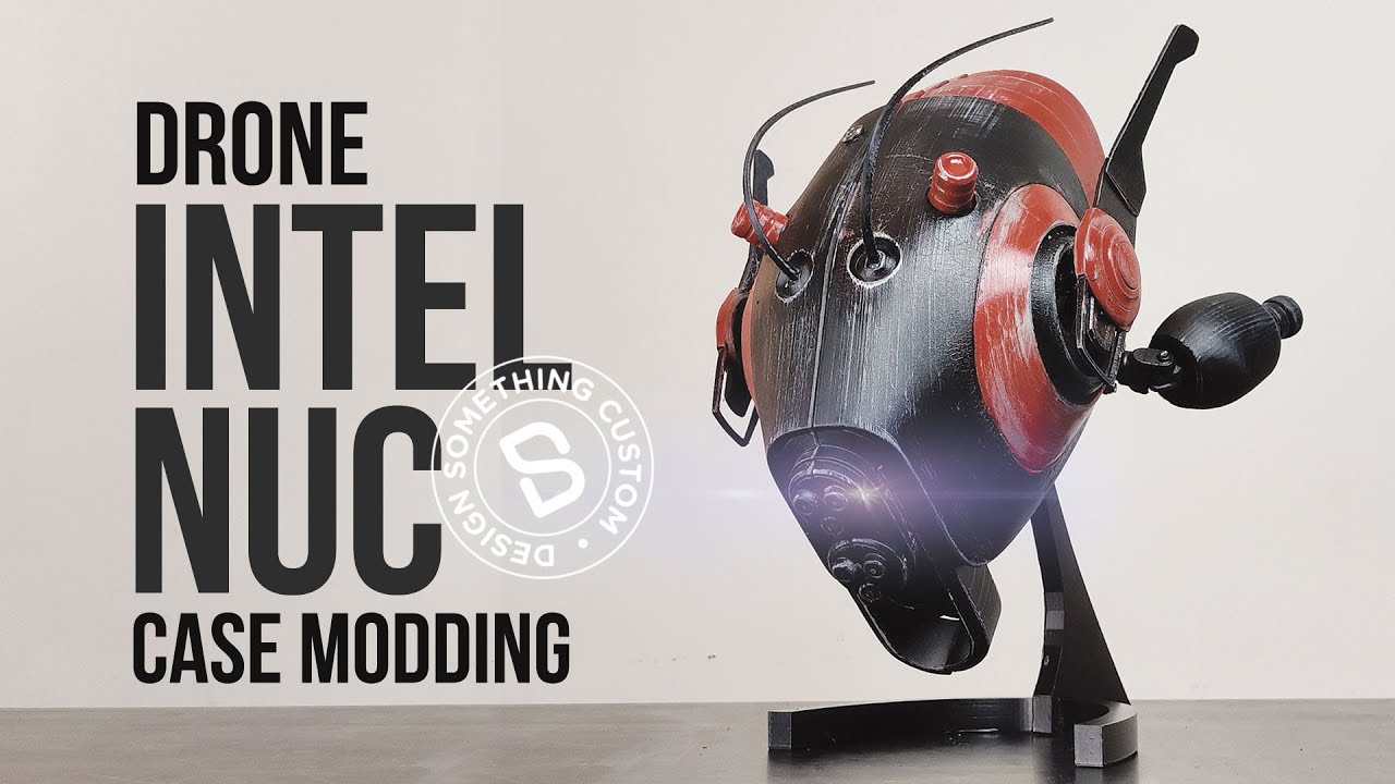 Intel NUC Drone Case Modding Design Something - YouTube